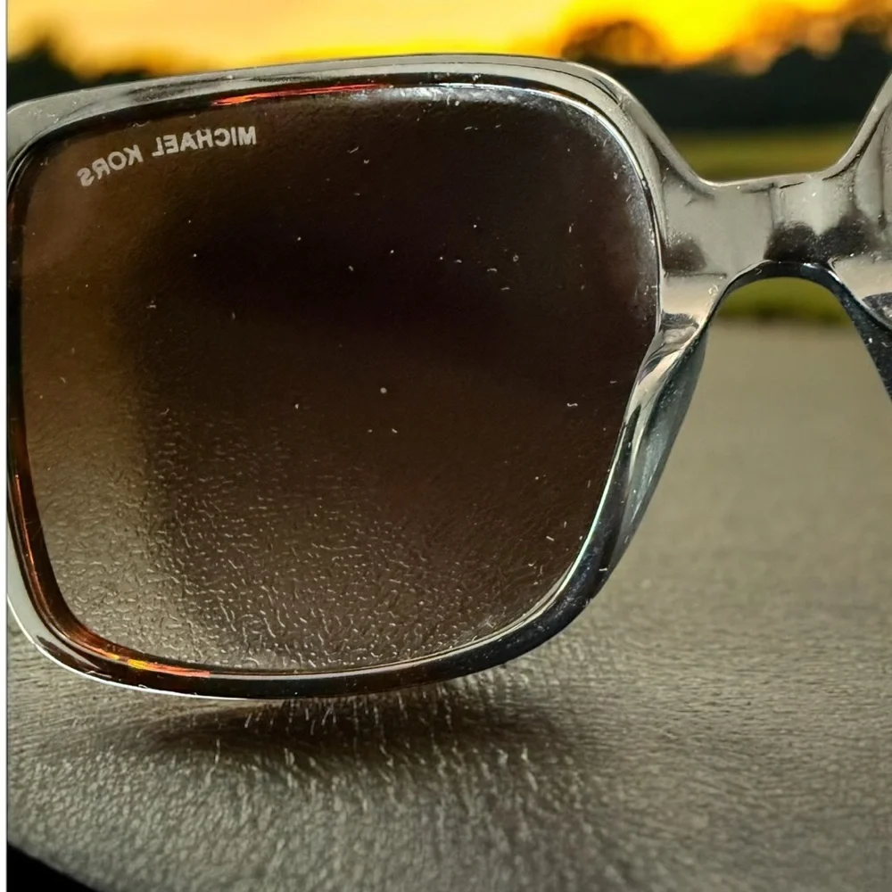 Michael Kors | Accessories | Michael Kors Black Frame Sunglasses With ...